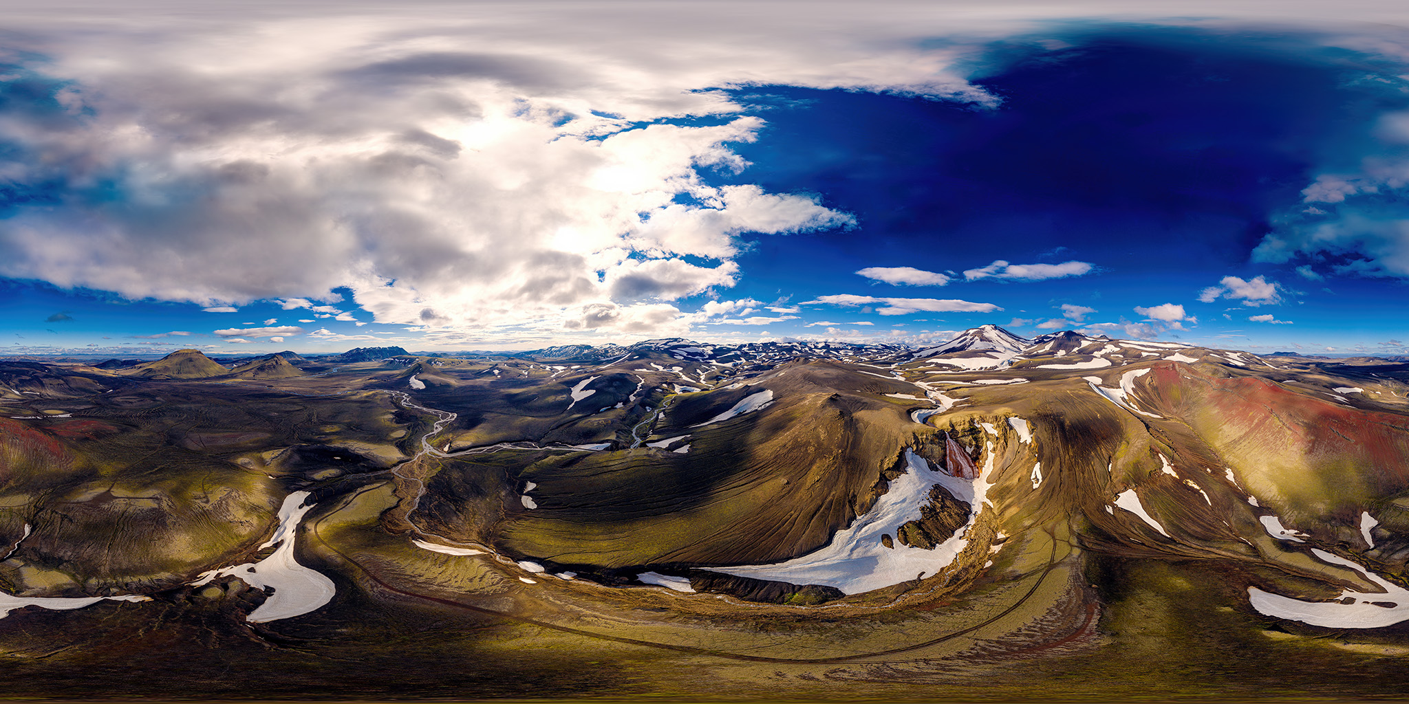 Rauðufossar in spring - OliHar.com