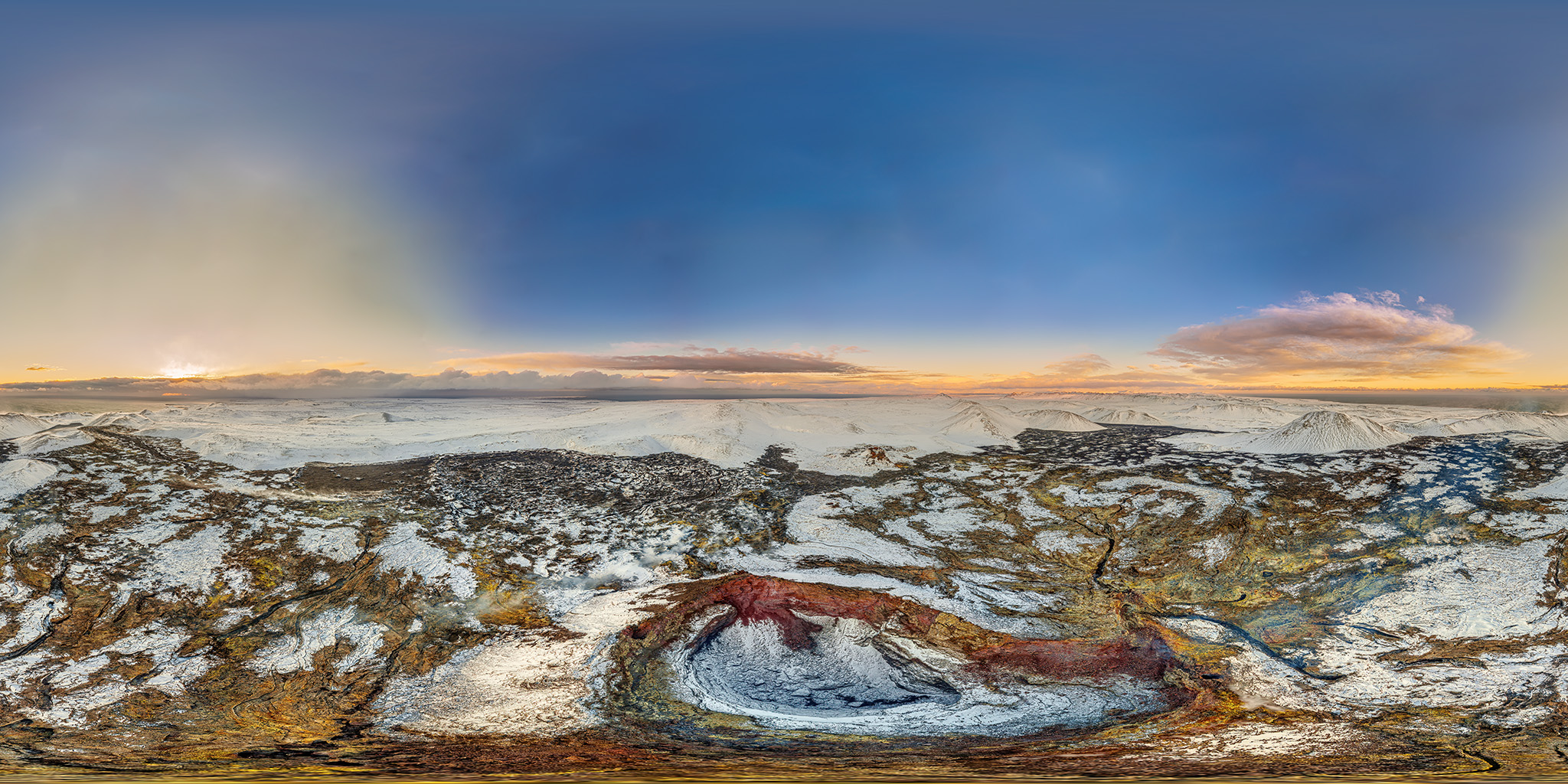 Sleeping Volcano in winter - OliHar.com